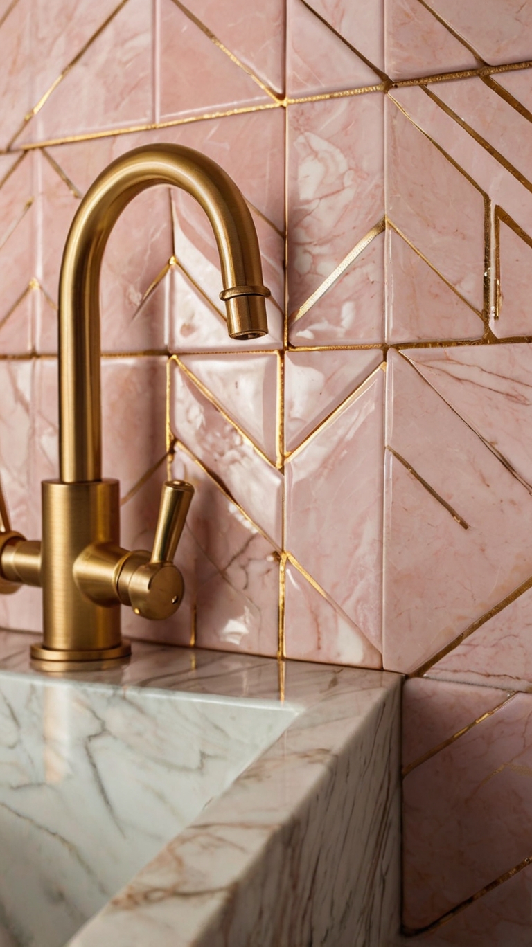 15 Pink Tile Bathroom Ideas for a Fresh and Feminine Touch - Glamour Guide