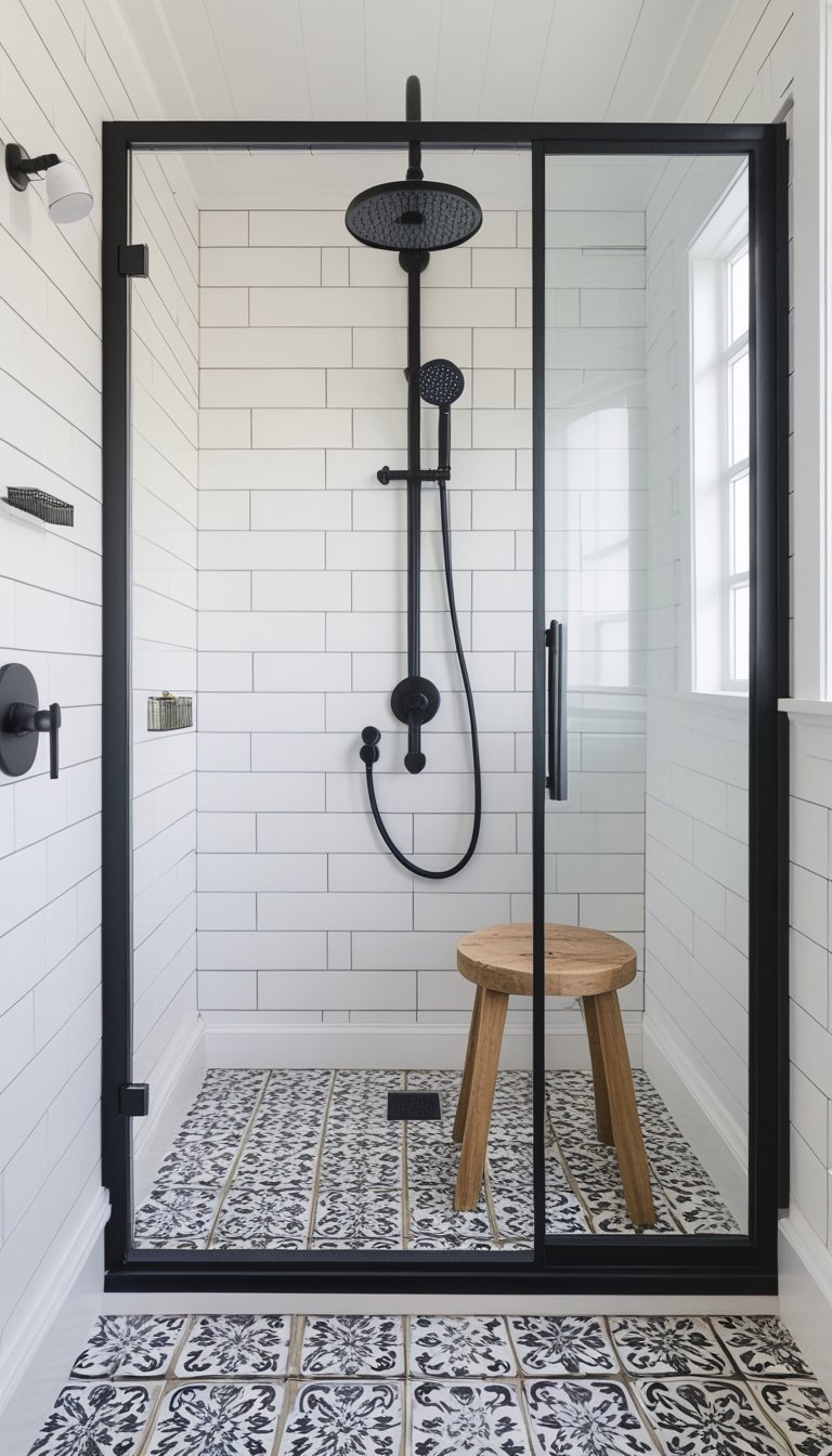 17 Farmhouse Bathroom Tile Shower Ideas for Rustic Charm and Modern ...
